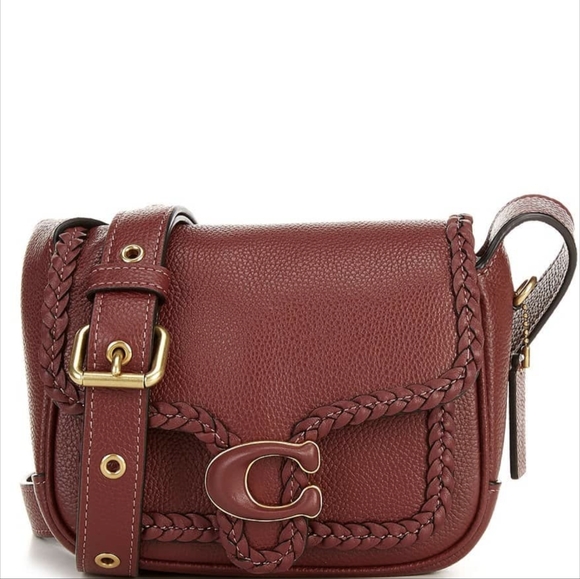 Coach | Bags | Coach Tabby Leather 9 Braided Saddle Bag | Poshmark